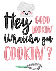 Whatcha Got Cookin? Embroidery Design | EmbroideryDesigns.com