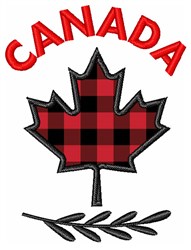 Canada Maple Leaf Applique Embroidery Design | EmbroideryDesigns.com