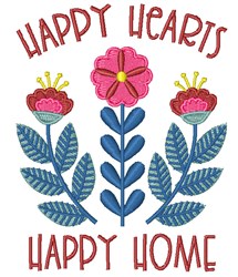 Happy Home Embroidery Design | EmbroideryDesigns.com