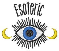 Esoteric Mystic Psychic Eye Embroidery Design | EmbroideryDesigns.com