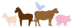 Farm Animals Embroidery Design | EmbroideryDesigns.com