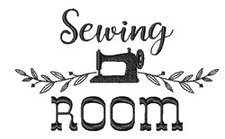 Sewing Room Embroidery Design | EmbroideryDesigns.com