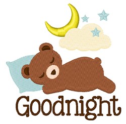 Goodnight Embroidery Design | EmbroideryDesigns.com
