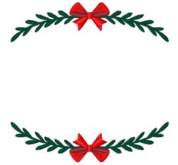 Christmas Frame Embroidery Design | EmbroideryDesigns.com
