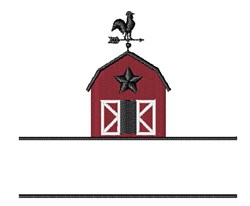 Family Farm Barn Embroidery Design | EmbroideryDesigns.com