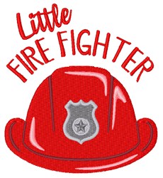 Little Fire Fighter Embroidery Design | EmbroideryDesigns.com