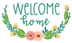 Welcome Home Embroidery Design | EmbroideryDesigns.com