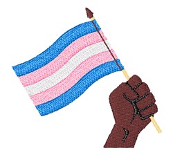 Trans Rights Flag Embroidery Design | EmbroideryDesigns.com