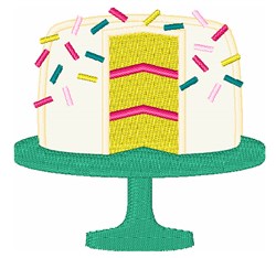 Applique Birthday Cake Embroidery Design | EmbroideryDesigns.com