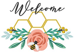 Welcome Embroidery Design | EmbroideryDesigns.com