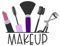 Makeup Embroidery Design | EmbroideryDesigns.com