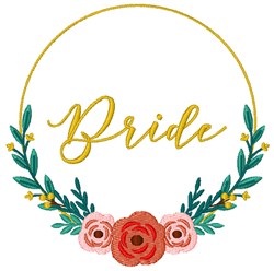 Bride Embroidery Design | EmbroideryDesigns.com