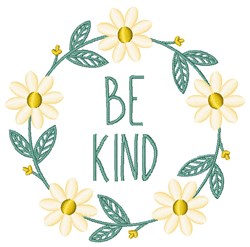 Be Kind Embroidery Design | EmbroideryDesigns.com