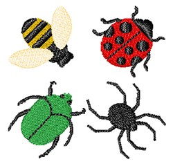 Bugs Embroidery Design | EmbroideryDesigns.com
