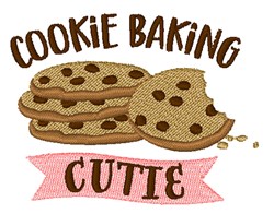 Cookie Baking Cutie Embroidery Design | EmbroideryDesigns.com