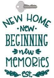 New Home Embroidery Design | EmbroideryDesigns.com