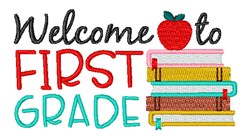 First Grade Embroidery Design | EmbroideryDesigns.com