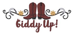 Giddy Up Embroidery Design | EmbroideryDesigns.com