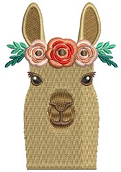 Roses Alpaca Embroidery Design | EmbroideryDesigns.com