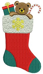 Christmas Stocking Embroidery Design | EmbroideryDesigns.com