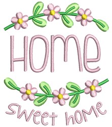 Home Sweet Home Embroidery Design | EmbroideryDesigns.com
