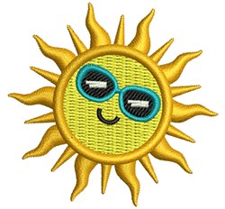 Summer Sun Embroidery Design | EmbroideryDesigns.com