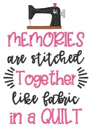 Stitched Memories Embroidery Design | EmbroideryDesigns.com