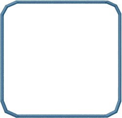 Applique Square Embroidery Design | EmbroideryDesigns.com