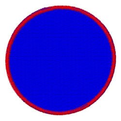 Filled Circle Embroidery Design | EmbroideryDesigns.com