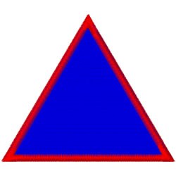 Filled Triangle Embroidery Design | EmbroideryDesigns.com