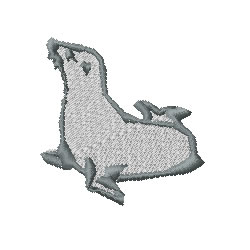 Seal Embroidery Design | EmbroideryDesigns.com