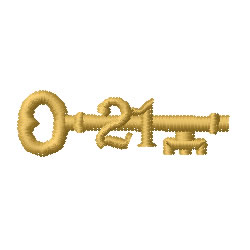 21 Years Old Key Embroidery Design | EmbroideryDesigns.com
