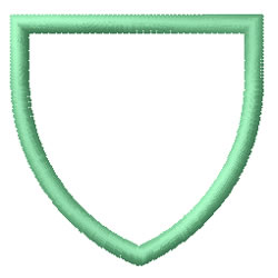 Shield Embroidery Design | EmbroideryDesigns.com