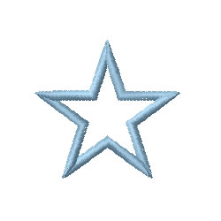 Star Embroidery Design | EmbroideryDesigns.com