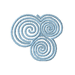 Spiral Embroidery Design | EmbroideryDesigns.com