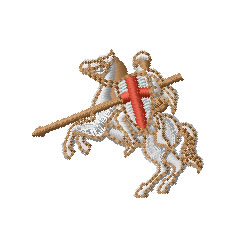 Saint George Embroidery Design | EmbroideryDesigns.com