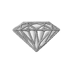 Diamond Embroidery Design | EmbroideryDesigns.com