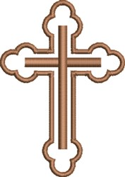 Crucifix Embroidery Design | EmbroideryDesigns.com