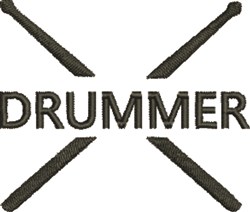 Drummer Embroidery Design | EmbroideryDesigns.com
