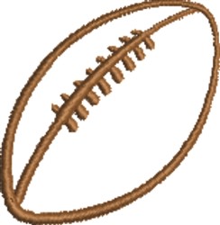 Football Outline Embroidery Design | EmbroideryDesigns.com