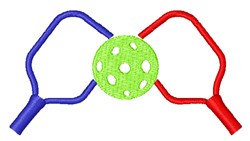 Pickleball Embroidery Design | EmbroideryDesigns.com