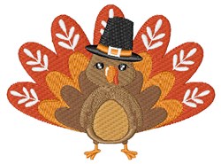Thanksgiving Turkey Embroidery Design | EmbroideryDesigns.com