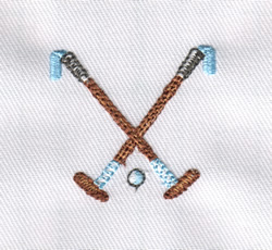 Polo Mallets Embroidery Design | EmbroideryDesigns.com