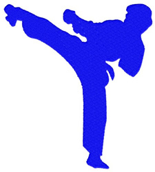 Karate Embroidery Design | EmbroideryDesigns.com