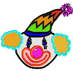 Clown Embroidery Design | EmbroideryDesigns.com