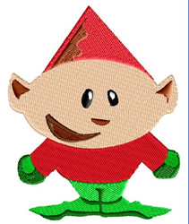 Elf Embroidery Design | EmbroideryDesigns.com
