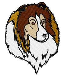 Collie Embroidery Design | EmbroideryDesigns.com