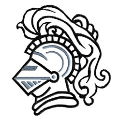 Knight Embroidery Design | EmbroideryDesigns.com