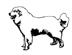 Great Pyrenees Embroidery Design | EmbroideryDesigns.com