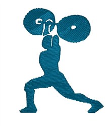 Workout Embroidery Design | EmbroideryDesigns.com